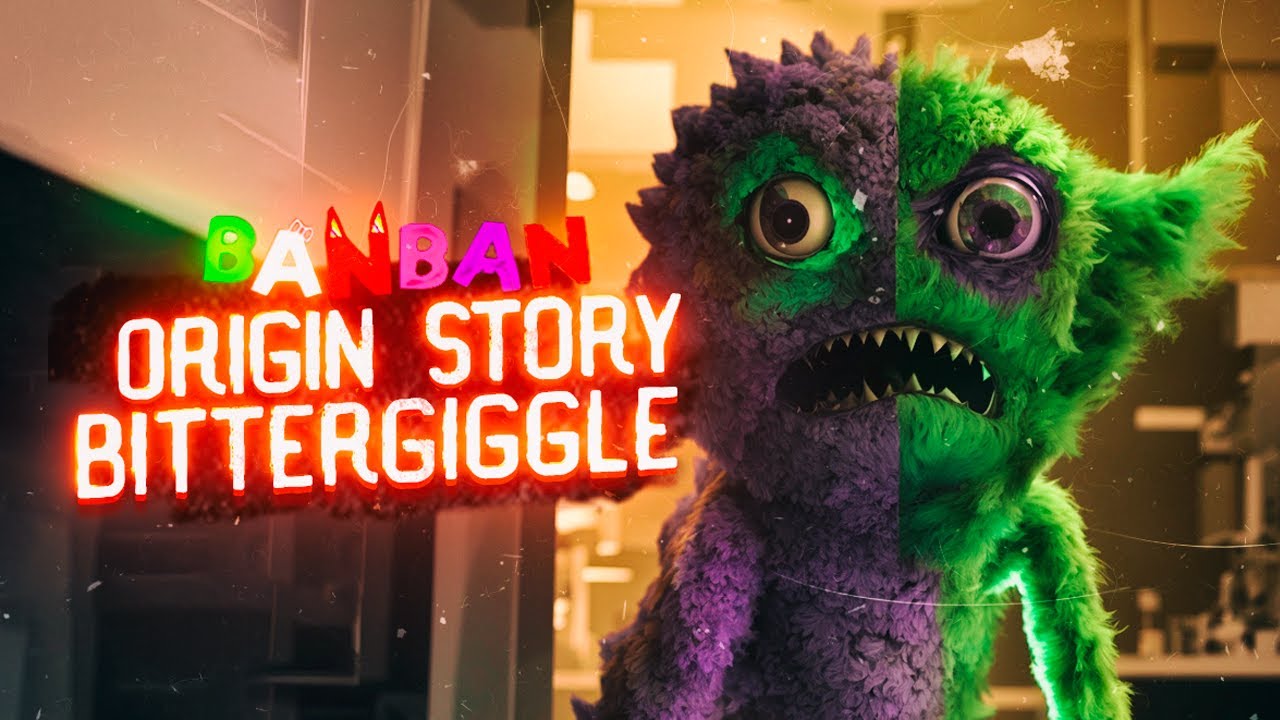Sad Origin Story of BITTERGIGGLE! (Garten Of Banban 4 Real Life) - YouTube