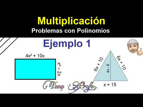 Multiplicación de polinomios ( Aplicación, Área de una figura) - YouTube