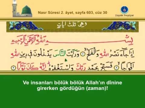 İSHAK DANIS NASR SÜRESİ