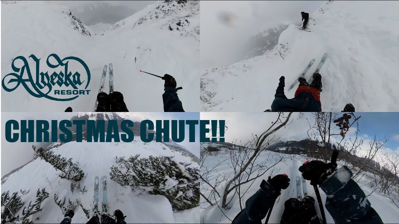 Longest Double Black in America!? (Christmas Chute Alyeska) - YouTube