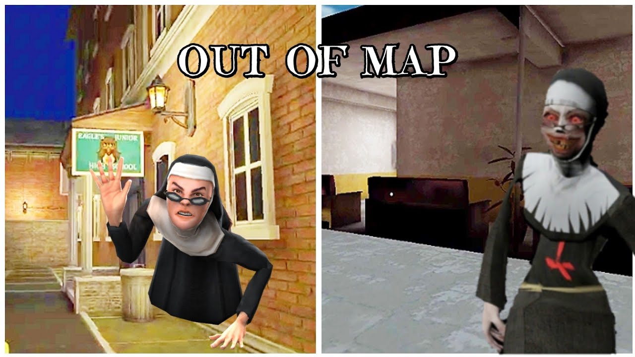 Out Of Map | Evil Nun 2 Vs Evil Nun - YouTube