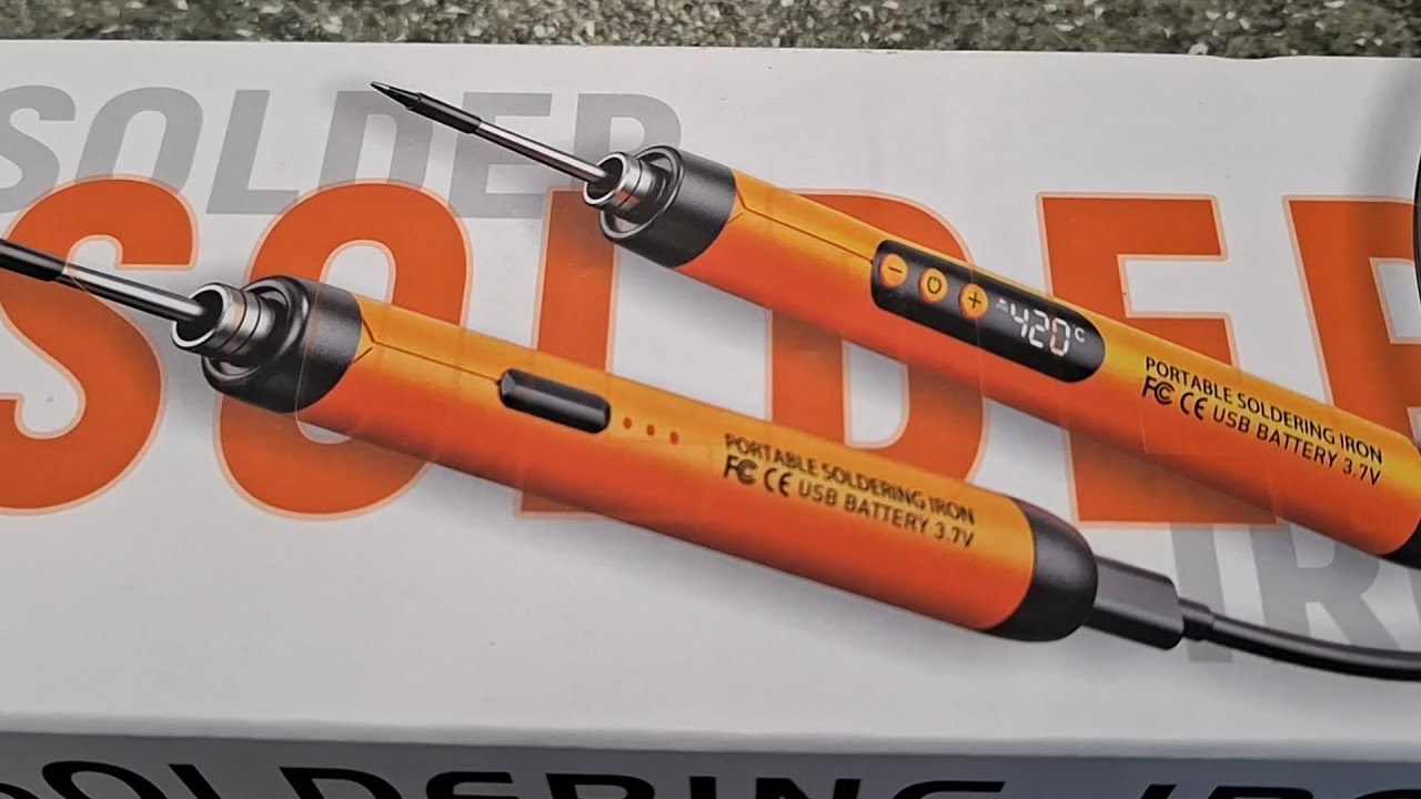 Portable Soldering Iron From Temu.Unboxing - YouTube