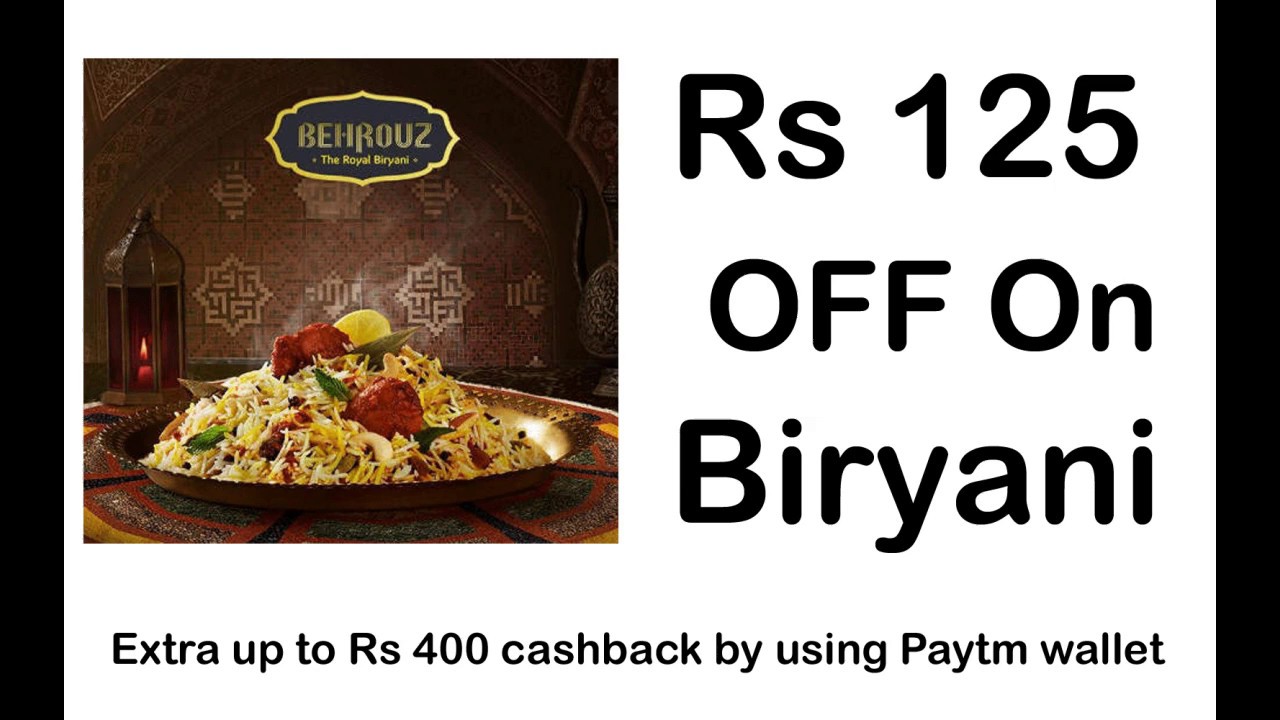 Behrouz Biryani Coupons, Offers and Discount - YouTube
