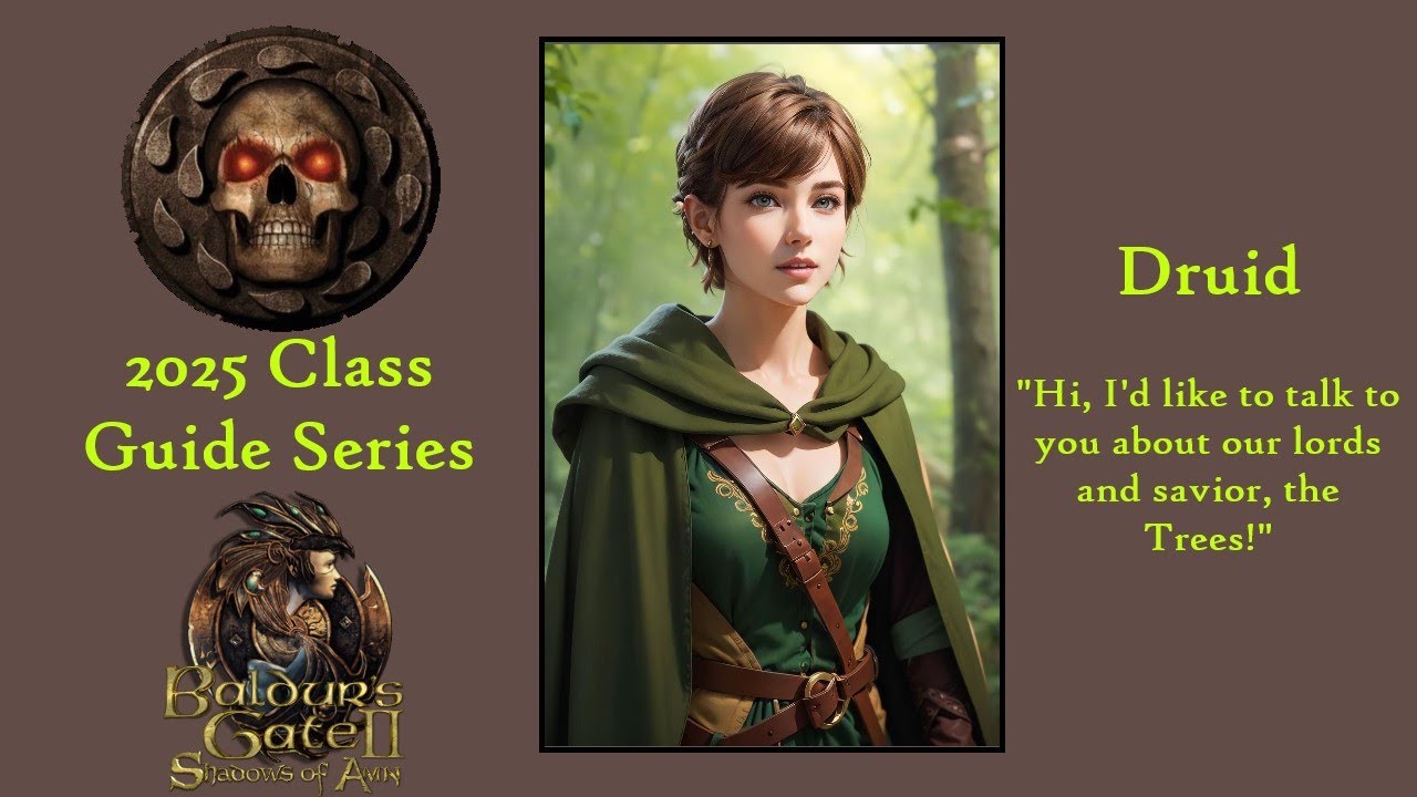 Redjoy's Druid Guide - 2025 - Baldur's Gate EE - YouTube