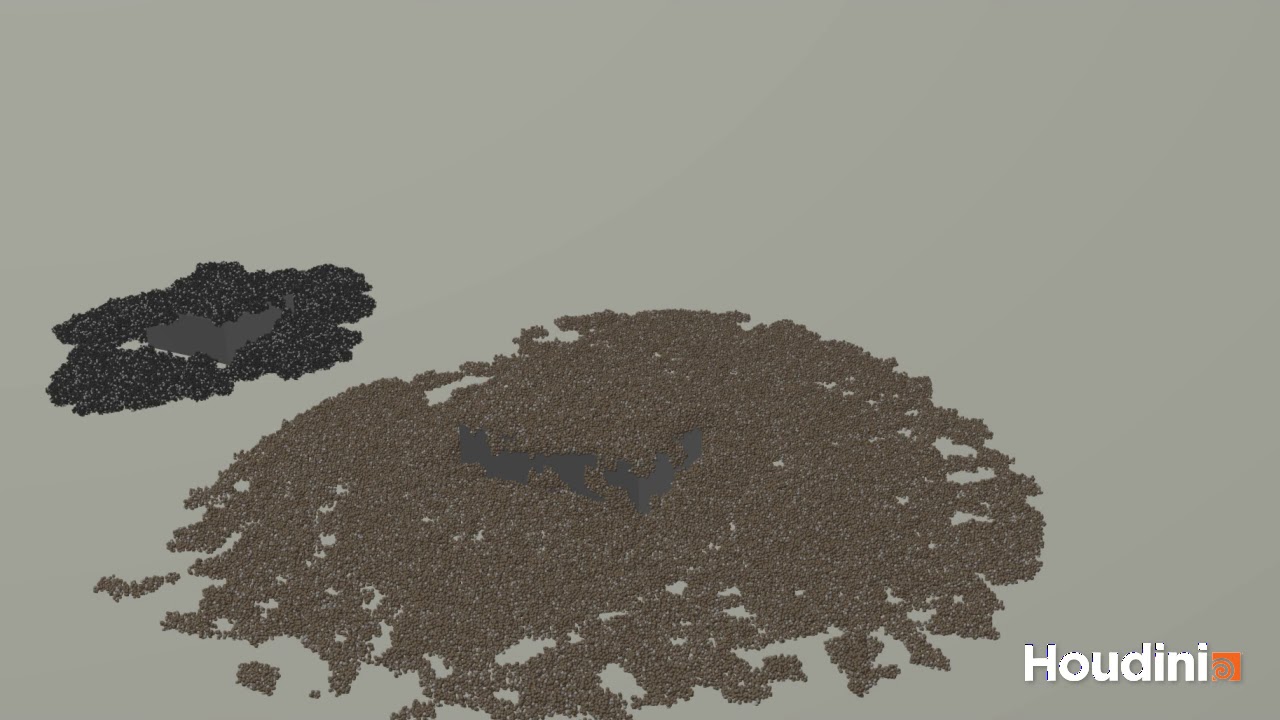 Houdini sand animation - YouTube