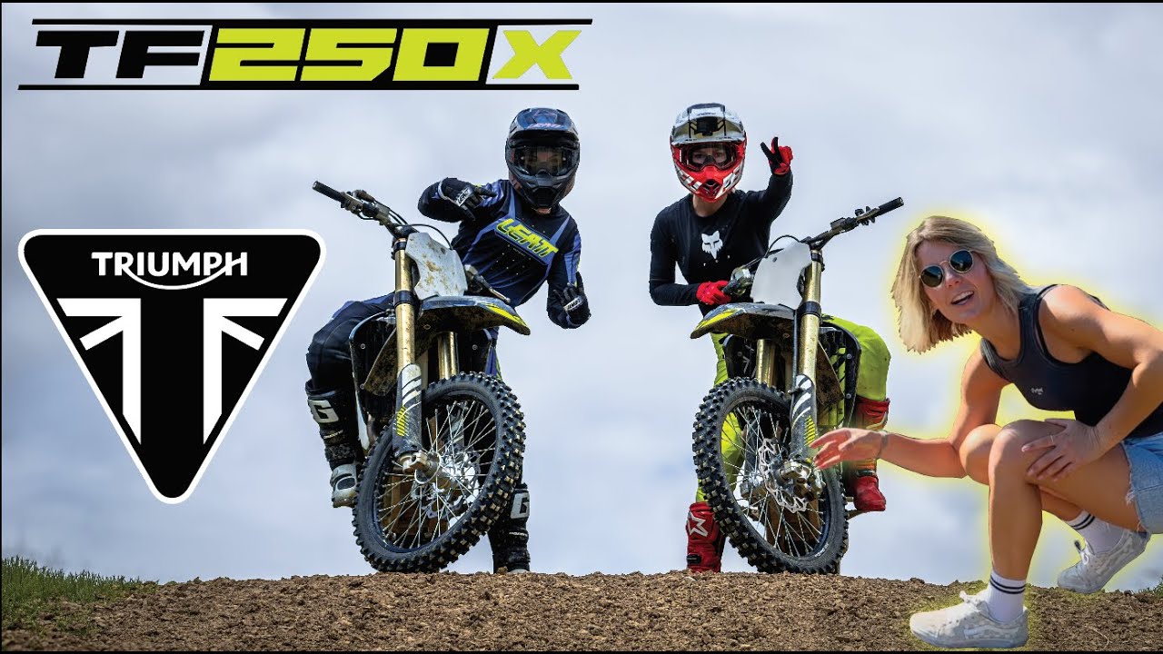 Triumph TF250- X NZ Launch Day - Ellie Chew - YouTube