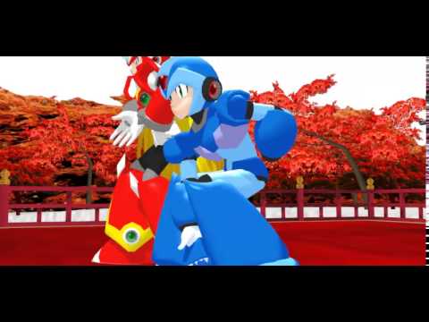 MMD (megaman) x & zero kiss me - YouTube