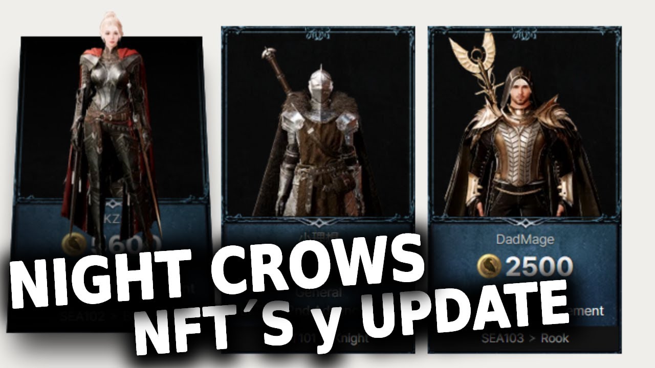 NFT en SUBASTA? NIGHT CROWS - YouTube