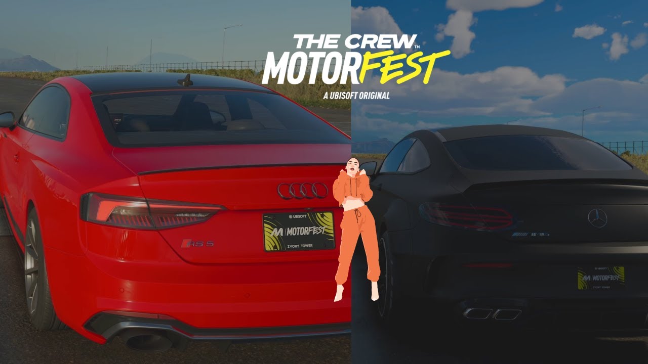Audi RS5 VS AMG C63s - Airport Drag Race - The Crew MotorFest - YouTube
