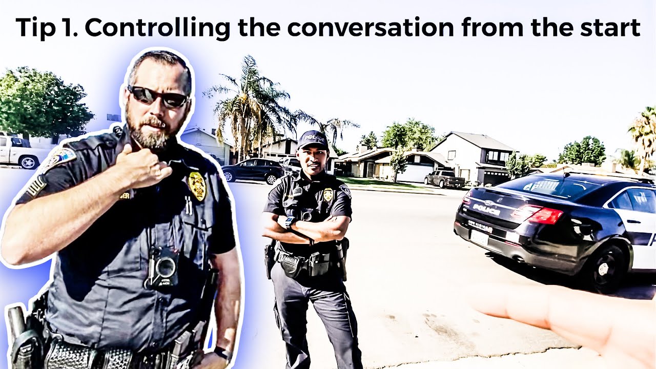 A perfect example of HOW TO and HOW NOT TO conduct yourself as a police ...