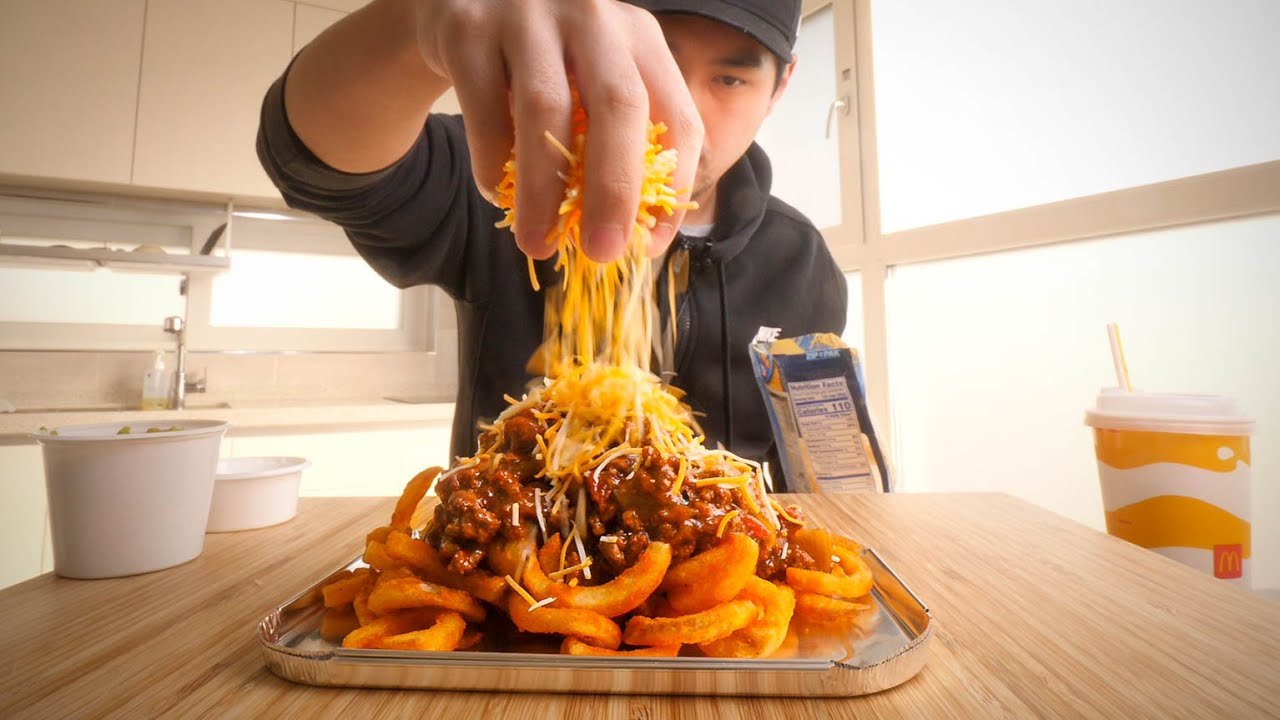 Chili Cheese Curly Fries - YouTube