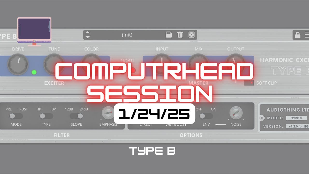Computrhead Session (1/24/25): AudioThing Type B and Amen Break Generator AUv3 - YouTube