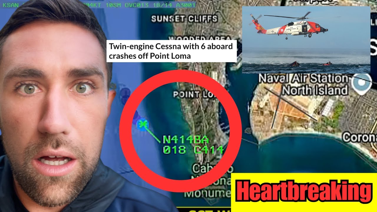 San Diego Plane Crash Twin-Engine Cessna 414 [Six Fatalities] N414BA ...