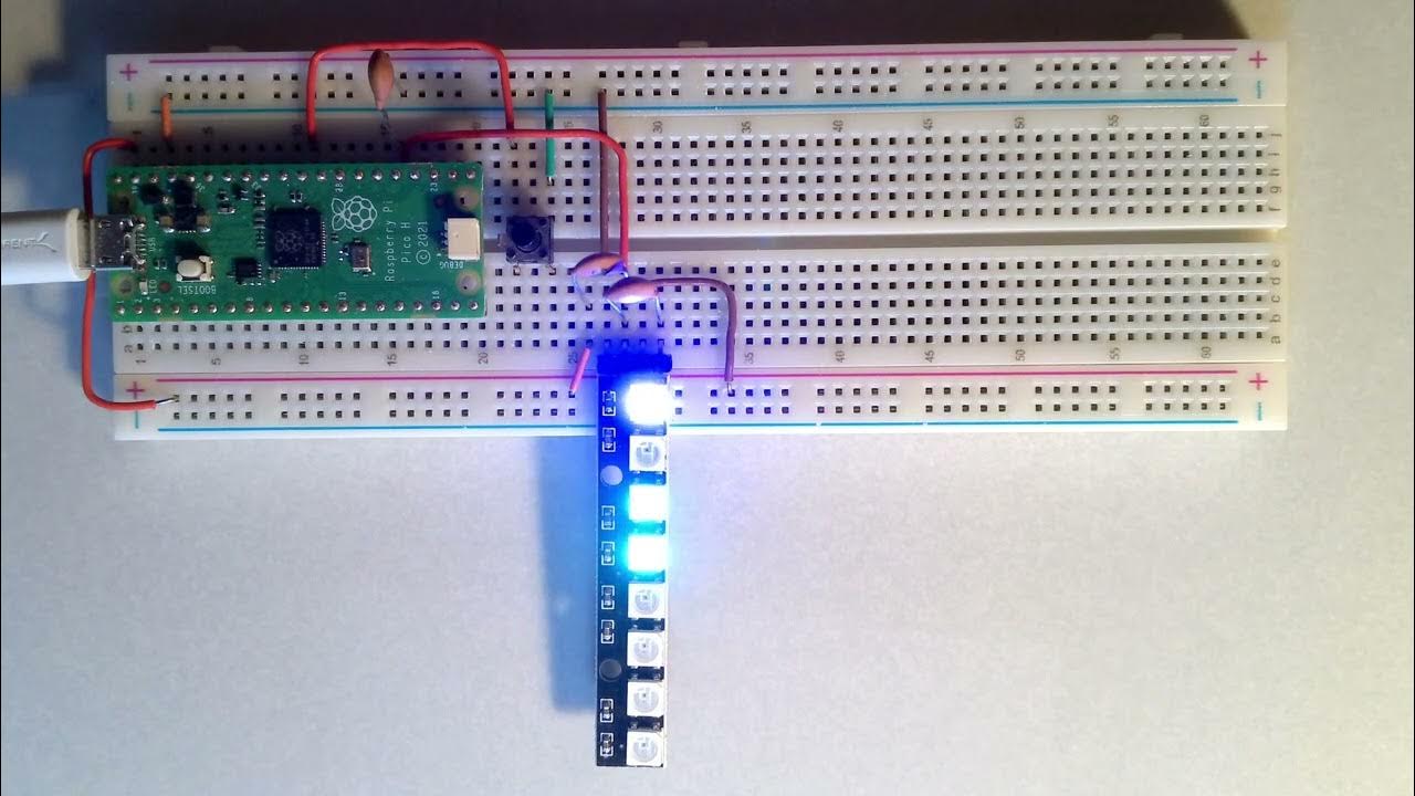 Pi Pico multicore NeoPixel LED driver. - YouTube