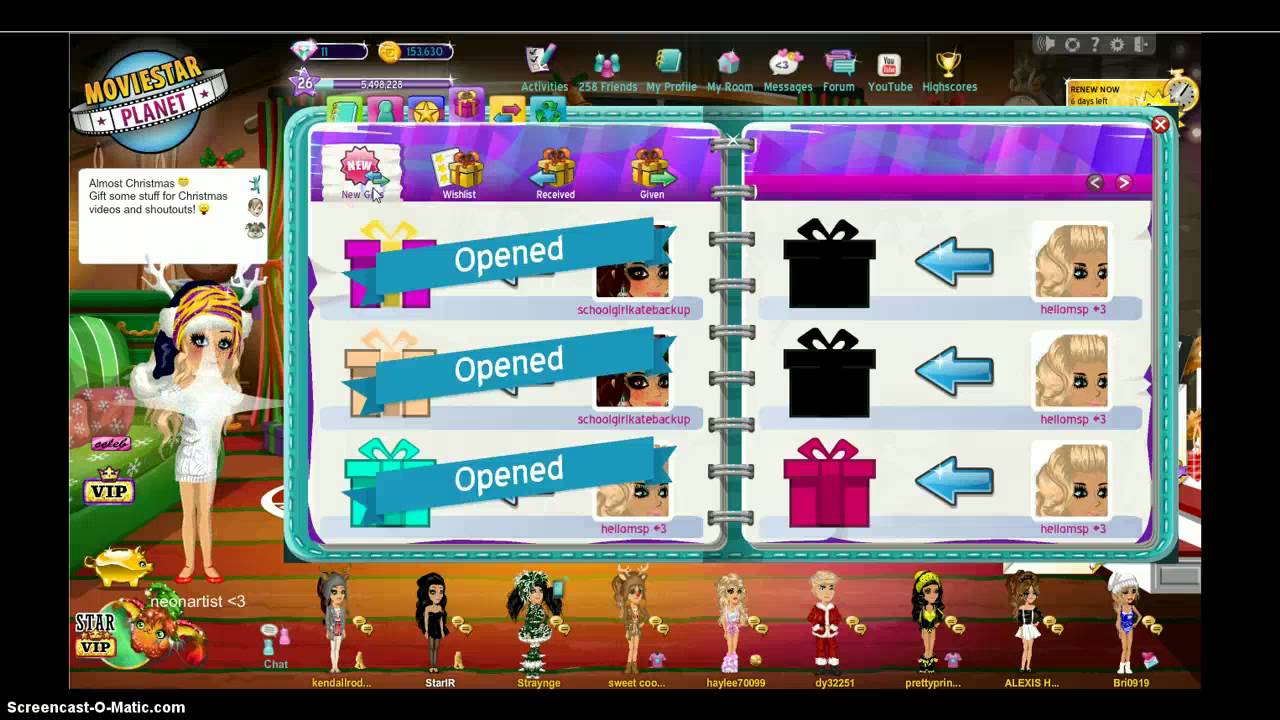 Christmas countdown - Opening gifts ~ MSP - YouTube
