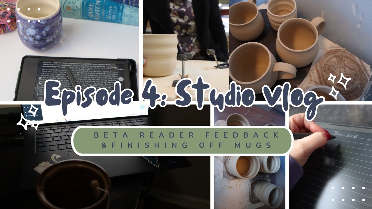 I got sick and finish off the mugs and get beta reader feedback- Vlog Episode 4 - YouTube