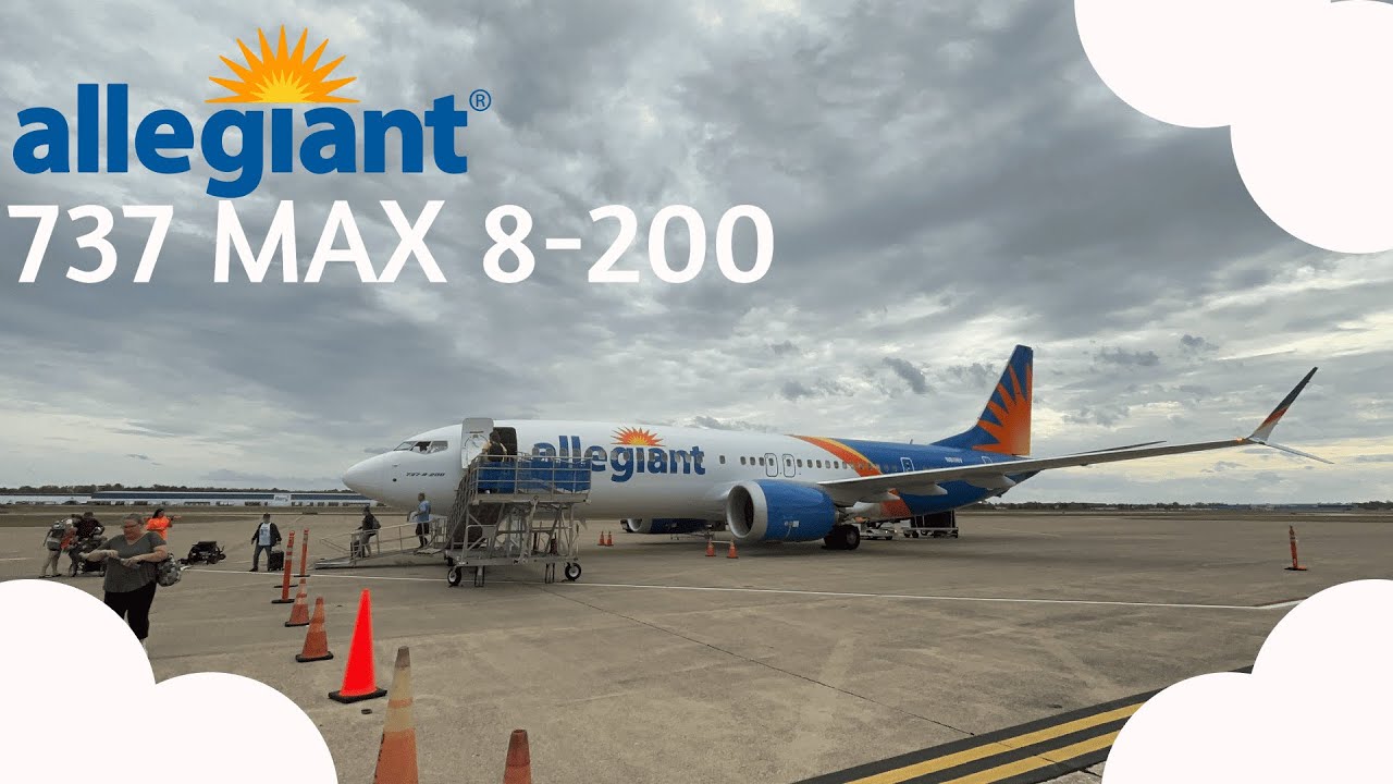 Flying Allegiant Air's Brand New 737 Max 8-200 | SFB-EVV - YouTube