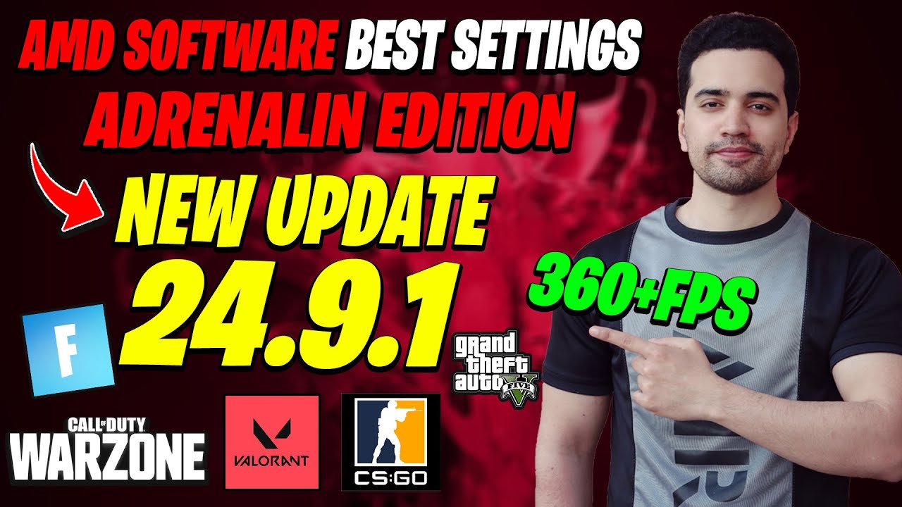 AMD Adrenalin Edition New update 24.9.1 (2024 FOR Best Setting Gaming ...