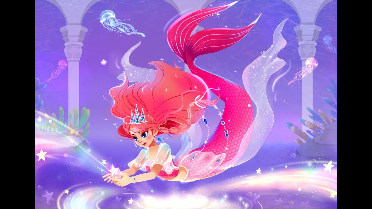 Princess Mermaid and the Sea Piggy丨Mermaid Princess Stories丨Magic ...