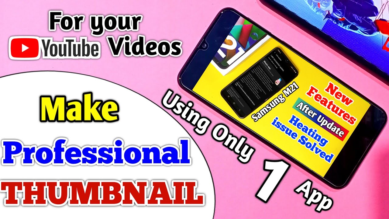 Make a Professional Thumbnail For your YouTube Videos | Using only 1 ...