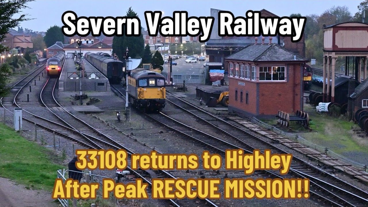 Severn Valley Railway | GRONK earns its KEEP! | 33108 returns home ...