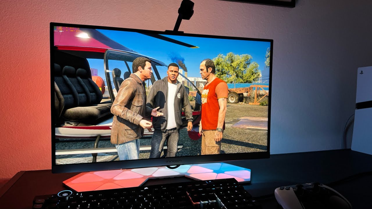 GTA 5 with Mods Looks BEAUTIFUL on this 27" 4k Mini LED Gaming Monitor ...