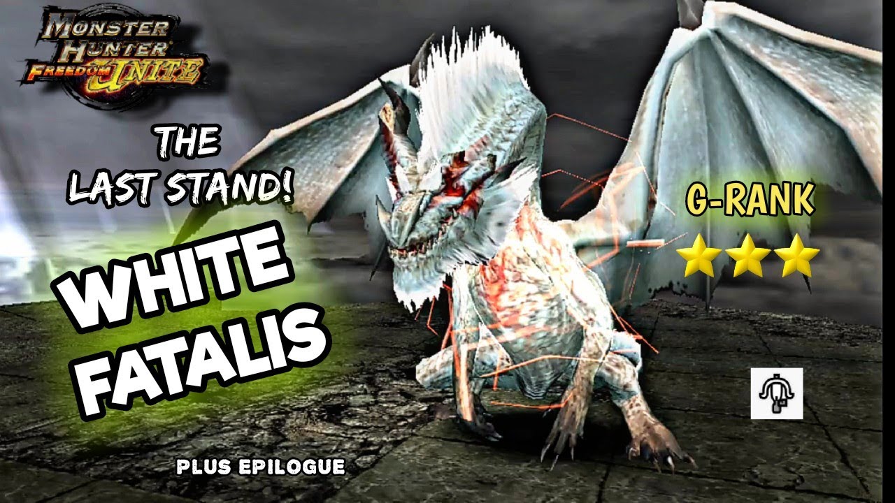 The Last stand! "White fatalis" (Light bowgun) - Monster hunter freedom unite indonesia - YouTube