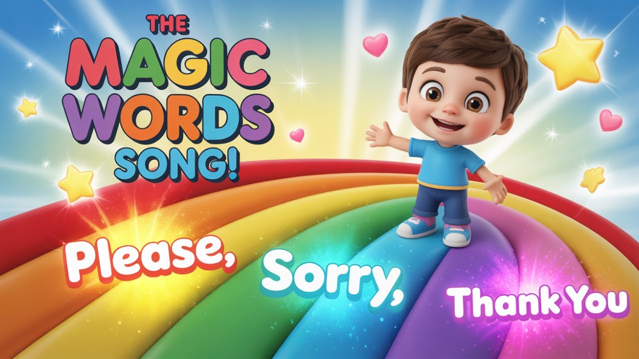 Please Sorry Thank You | The Magic Words Song | Khanbook Kids - YouTube