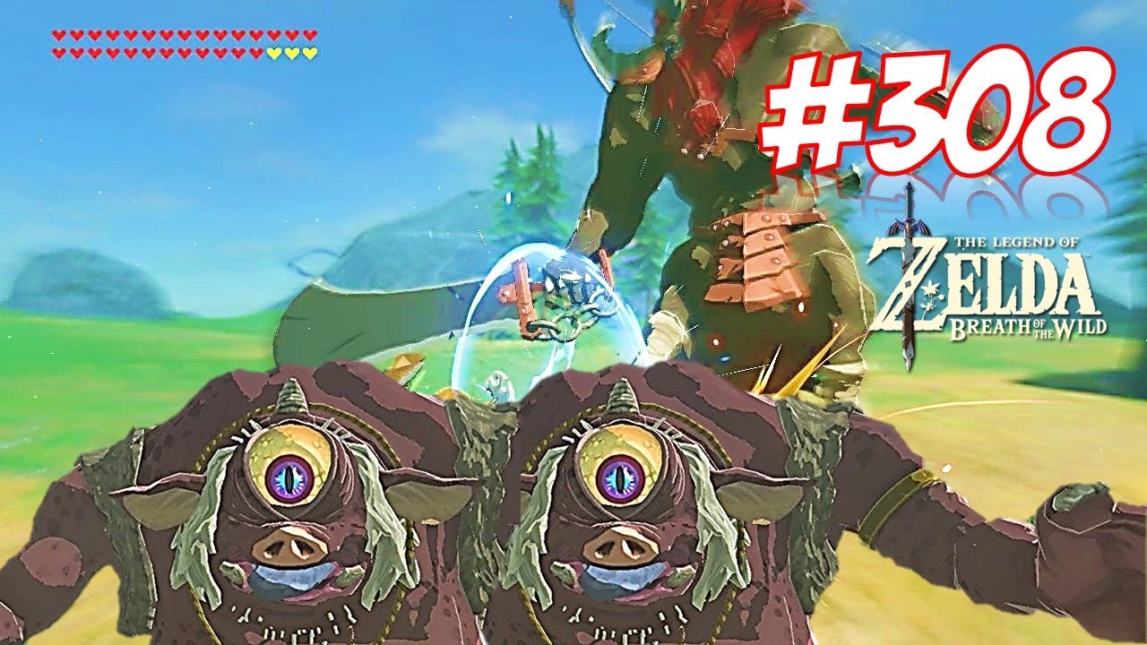 Lynel And Hinox Fighting The Legend Of Zelda Breath Of The Wild 2022 ...