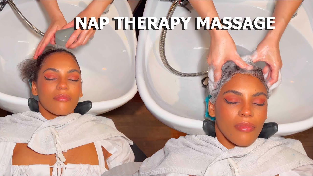 ASMR: I tried a Relaxing Nap Therapy Head Massage! - YouTube
