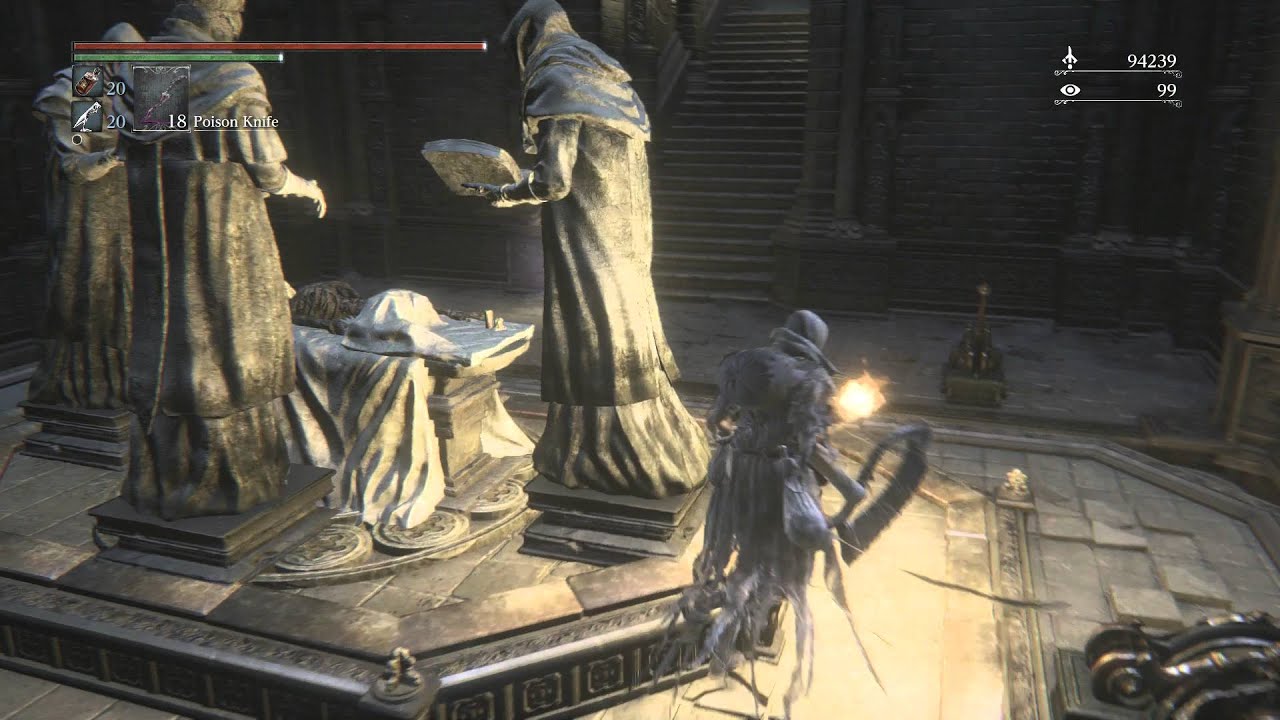 Bloodborne The Old Hunters - Laurence Skull & Church Cannon Location ...