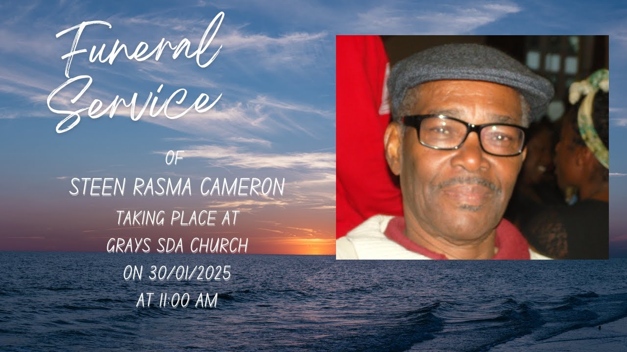 Funeral service for Steen R Cameron Grays SDA Church Live Stream 30/1 ...