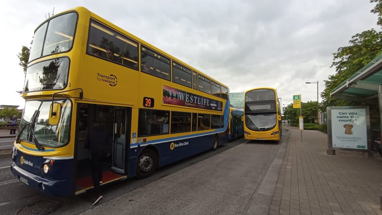 Ride Onboard Dublin Bus AX 624 on Route 33 from Abbey Street to ...