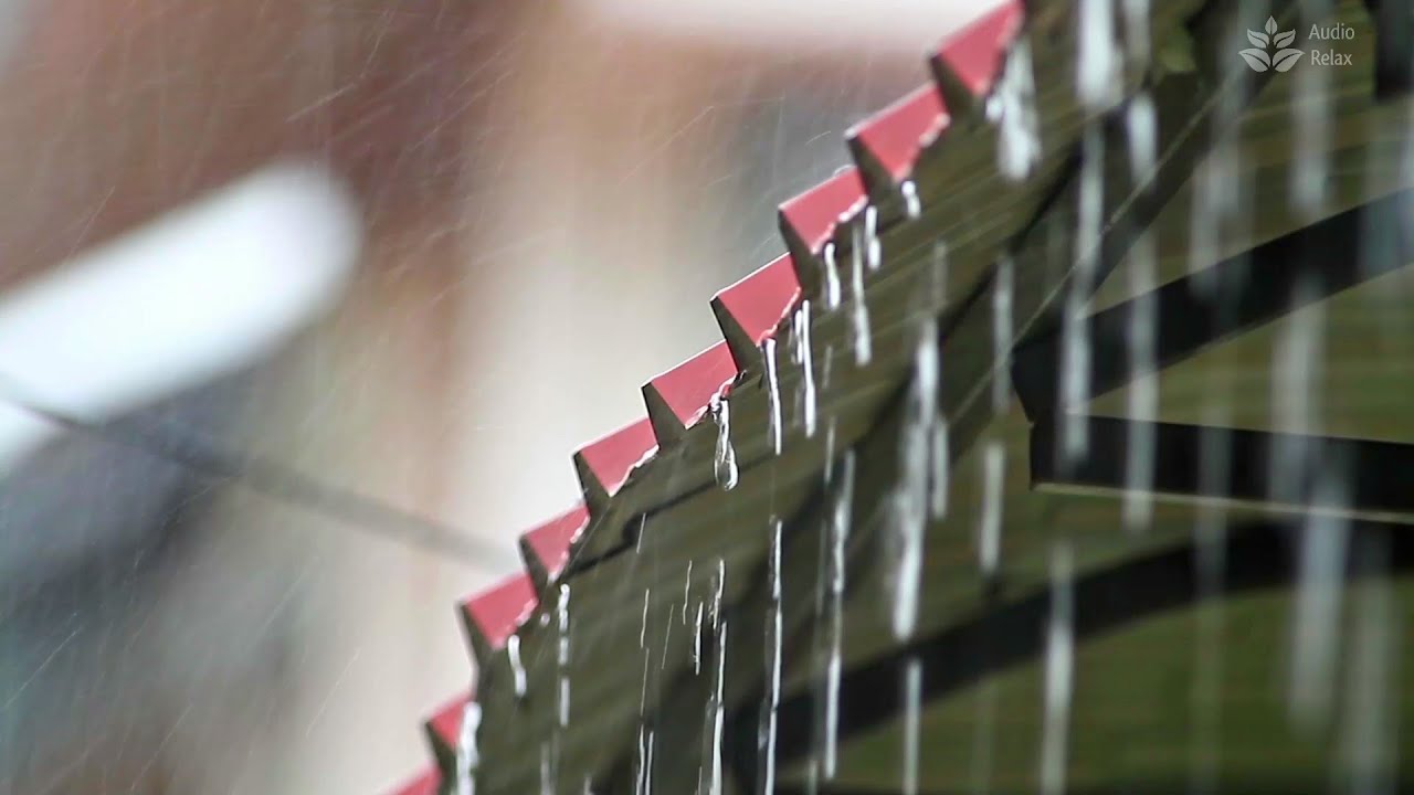 NO ADS. Rain on metal Roof Sounds for Sleeping (10 hours). White noise ...