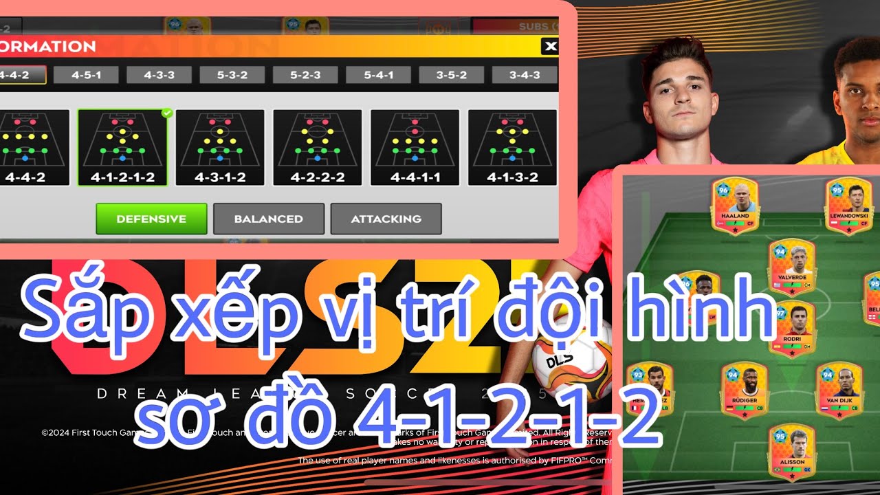 DREAM LEAGUE SOCCER | Mẹo Sắp Xếp Vị Trí Đội Hình Trong #dls Tập 1 ...