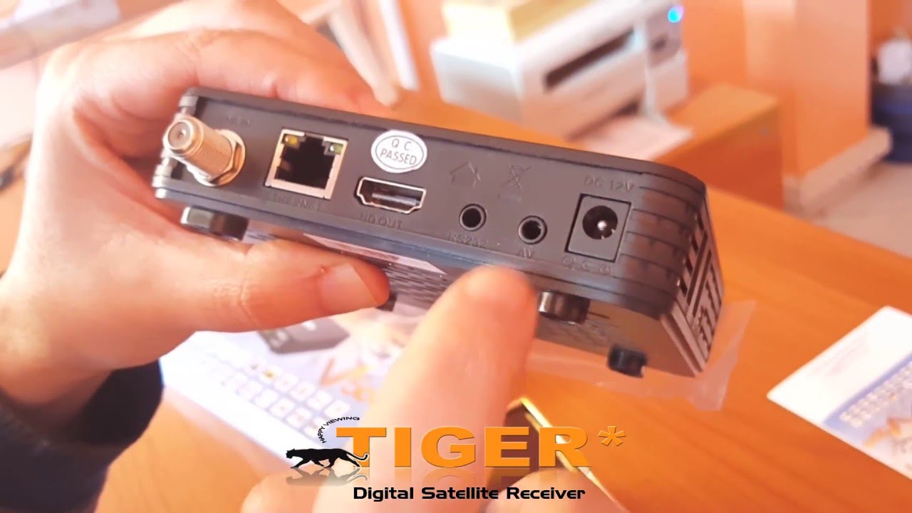 Unboxing and Tutorial Receiver Tiger V500 - YouTube