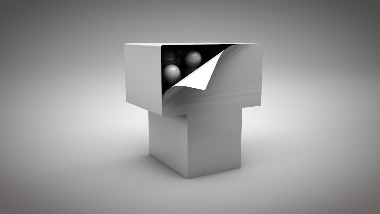 Peeling Text - C4D - Speed art - YouTube