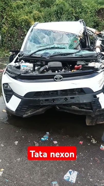 Tata nexon accident full details#2024 #tatacars #tata #nexon #shorts #viralvideo 🙏 - YouTube
