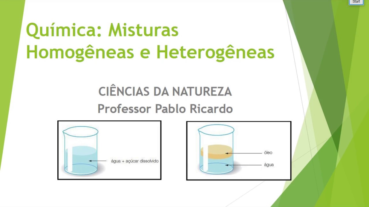MISTURAS HOMOGÊNEAS E HETEROGÊNEAS - YouTube