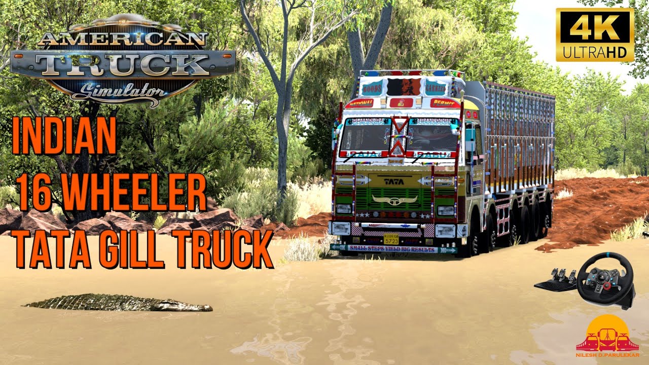 🔴Indian TATA Truck Driving Heavy Indian Truck Mod ETS2 Truck Simulator ...