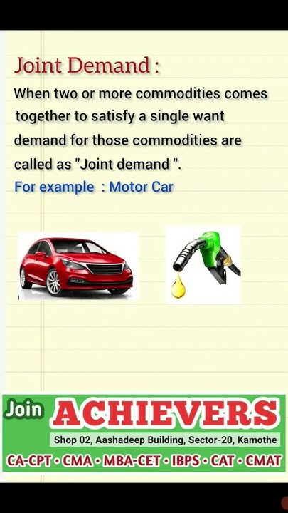 Types of Demand - Joint Demand #viral #12thcommerce #reels #economics # ...