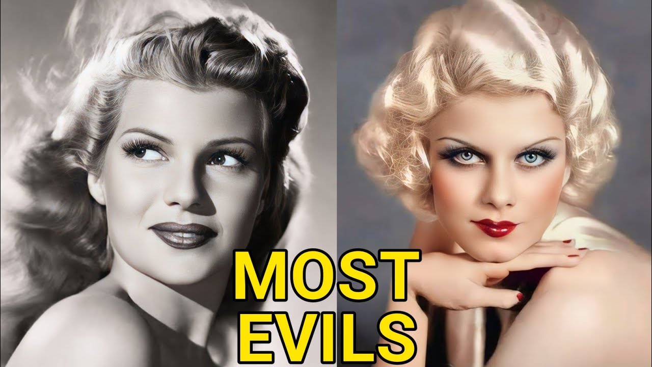 Most Evil Actresses From Old Hollywood - YouTube