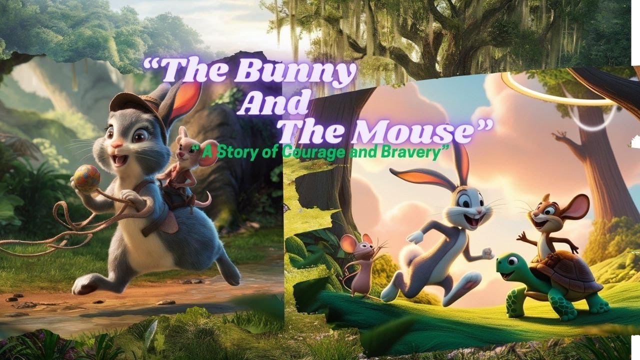 The Bunny and The Mouse / Story for kids / Friendship story for kids ...