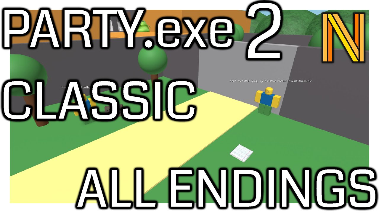 PARTY.exe 2 CLASSIC [ALL ENDINGS] - YouTube