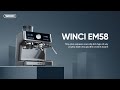 Video Máy pha cà phê Espresso Winci EM58