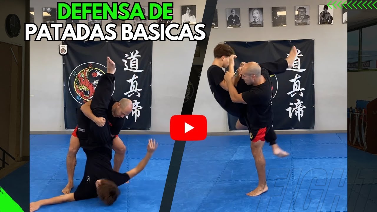 💎DEFENSA DE PATADAS BASICAS🦵 (Barridos proyectados) - YouTube