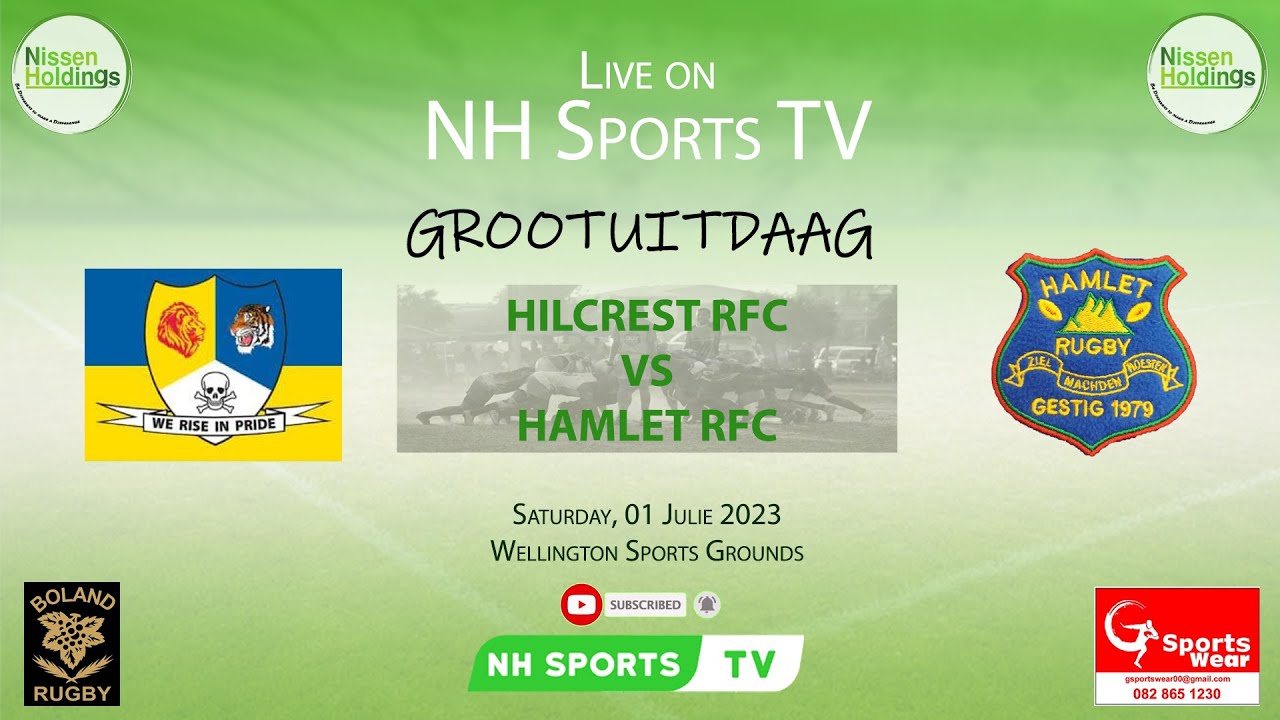 Hillcrest RFC vs Hamlet RFC | Boland Grootuitdaag | 2023 - YouTube