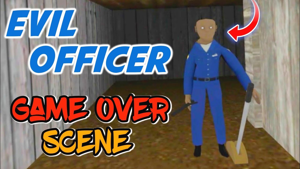 Evil officer game over scene - YouTube