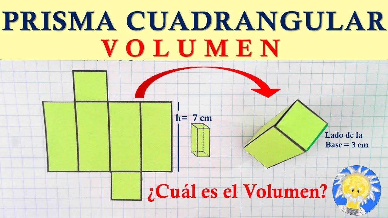 🖍️VOLUMEN de un PRISMA RECTANGULAR | Volumen Prisma Recto | Desarrollo ...
