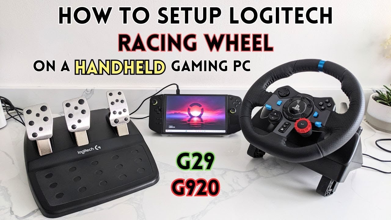 Logitech Racing Wheel setup on a Handheld Gaming Console - YouTube
